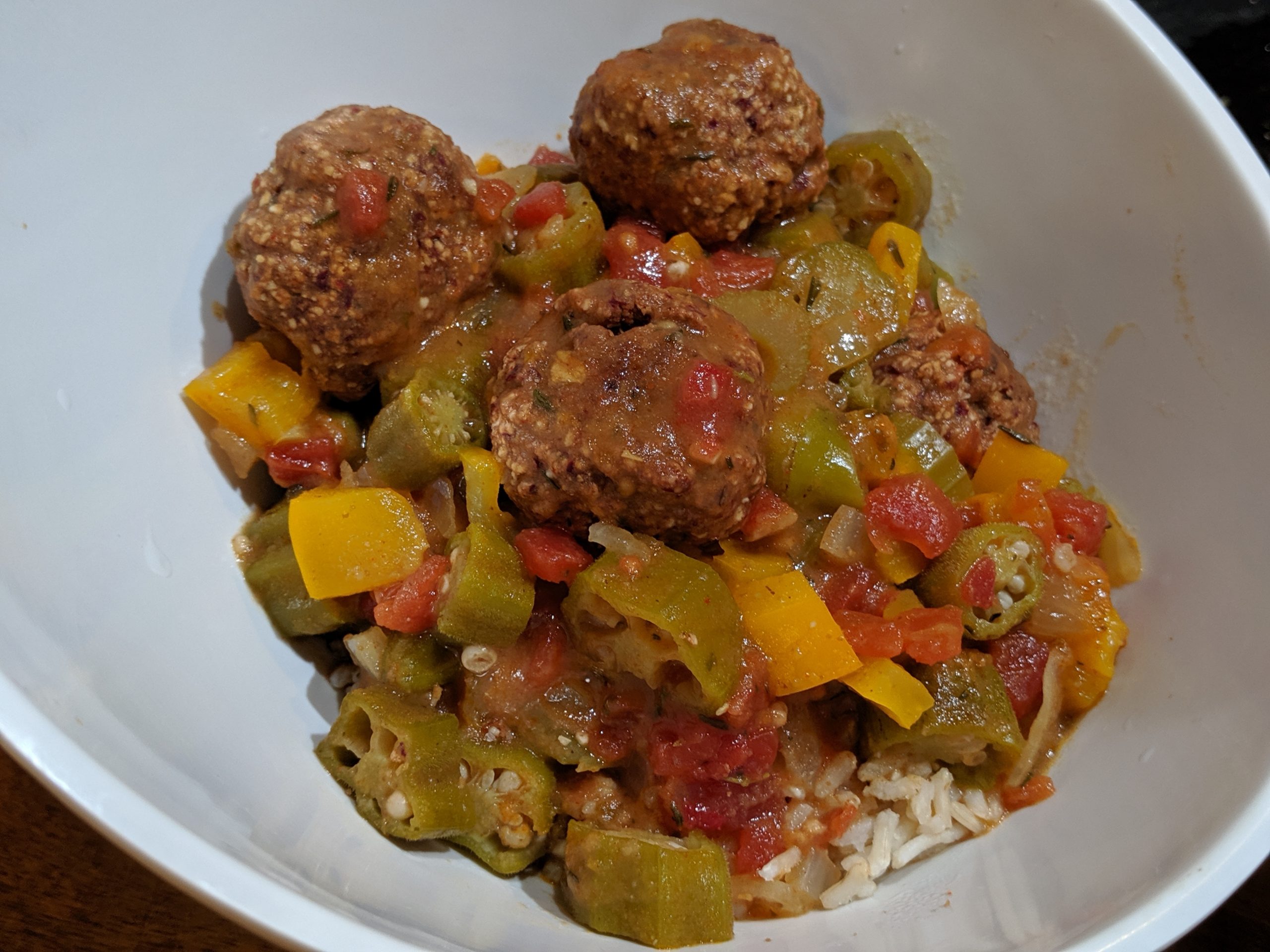 A Taste of the Places We Cannot Visit: Vegan Gumbo with Andouille Red ...